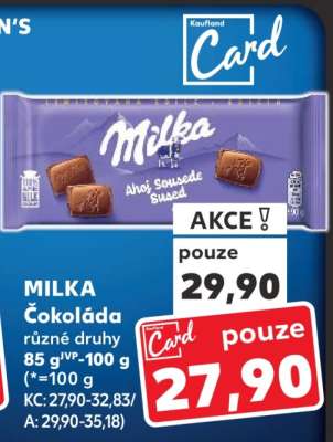 milka akce