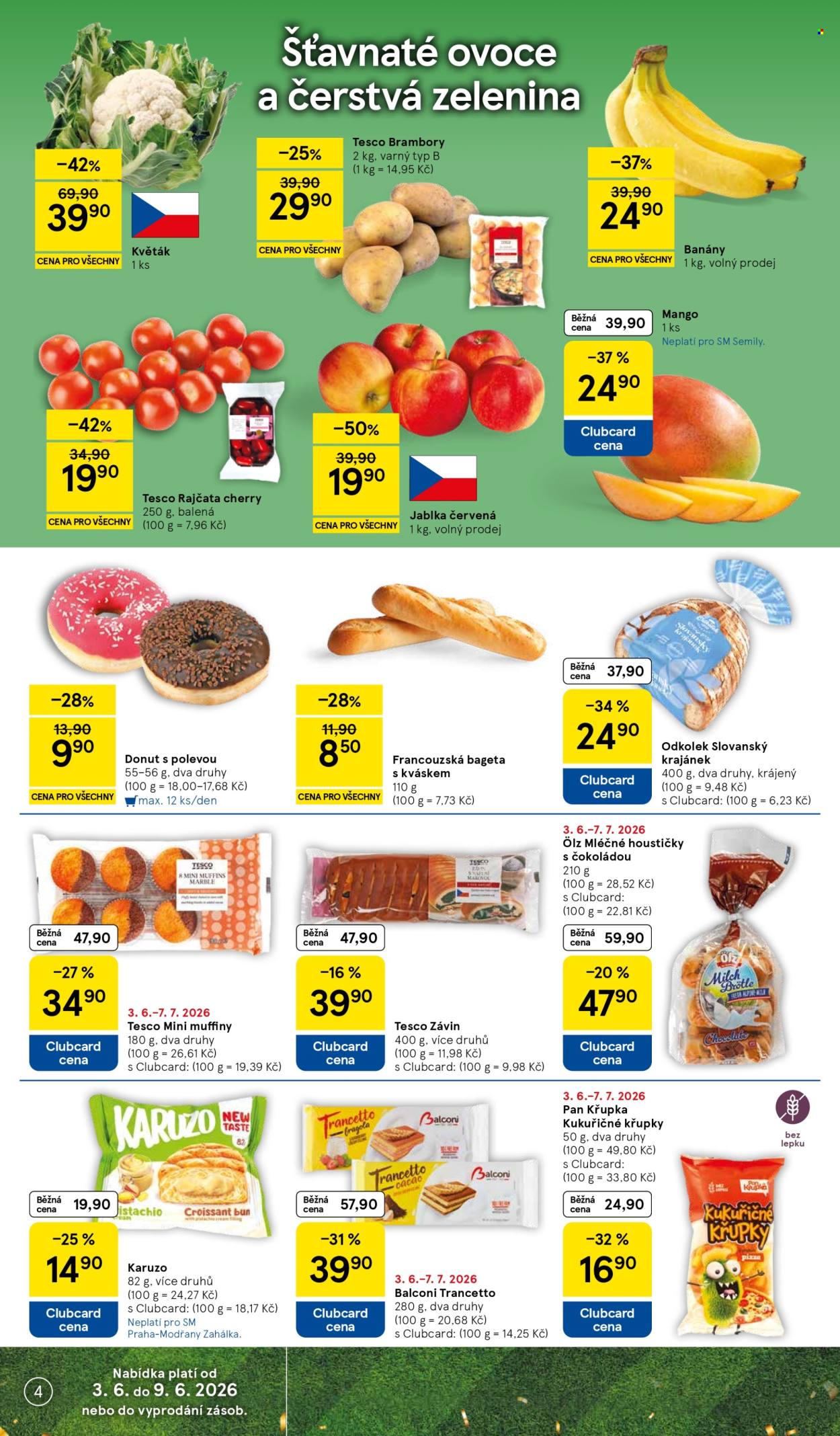 TESCO SUPERMARKET leták • Vaše šance skórovat • Od středy 3.6.2026