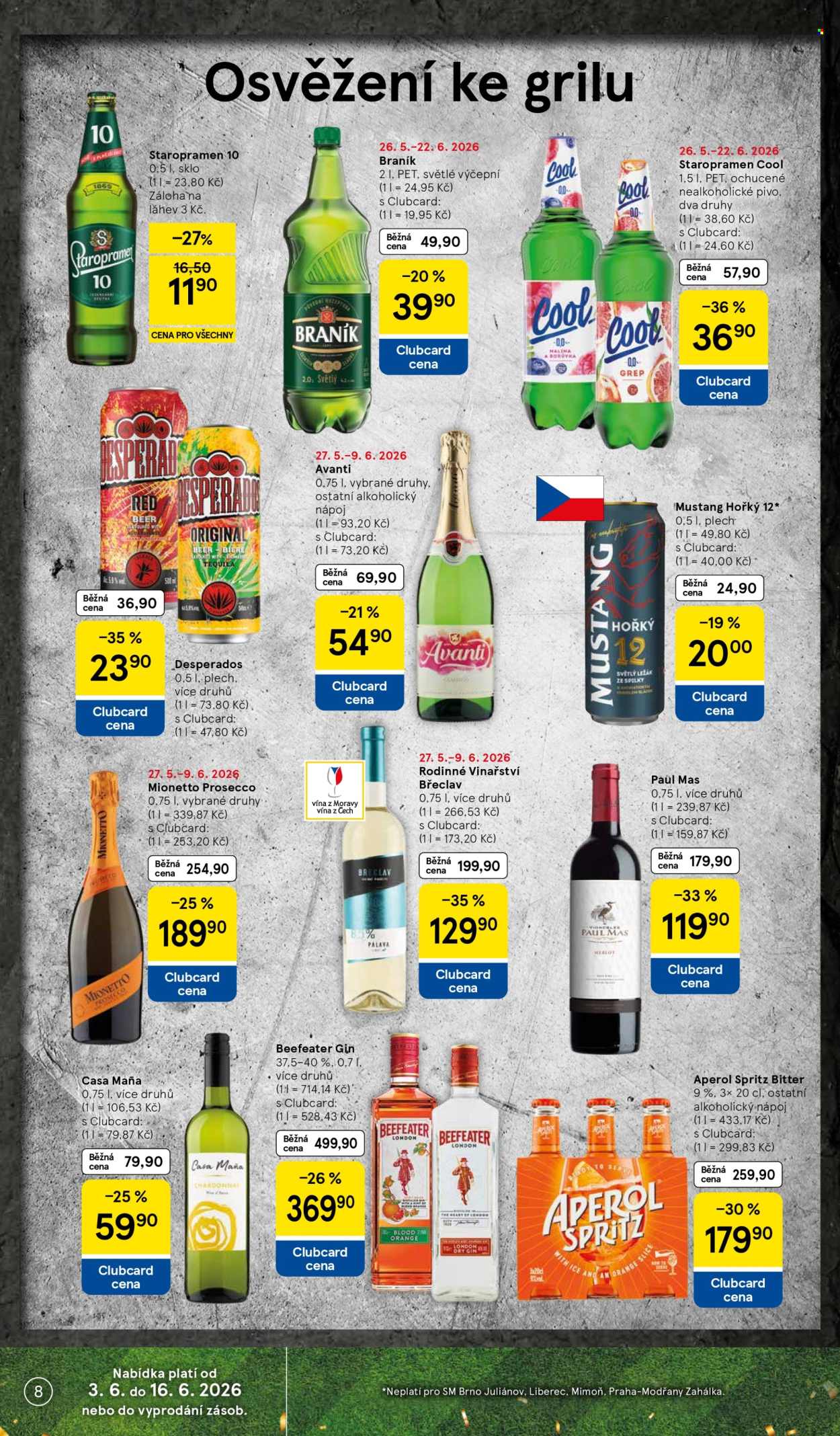 TESCO SUPERMARKET leták • Vaše šance skórovat • Od středy 3.6.2026