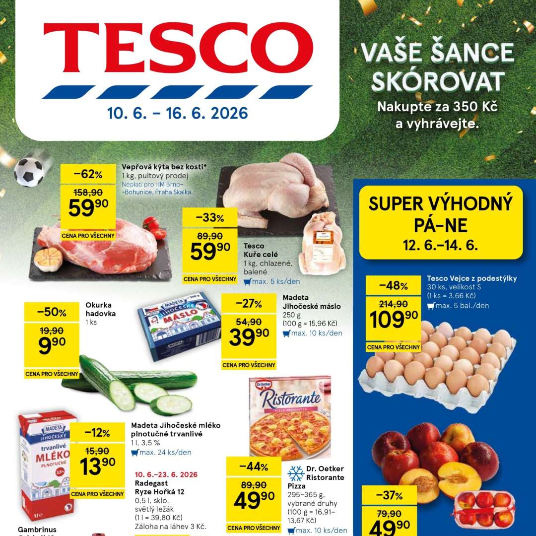 TESCO leták ️ od 10.6. ᐅ Nový leták na příští týden