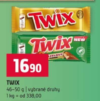 TWIX v akci ᐅ Cena od ️ 11,90 Kč